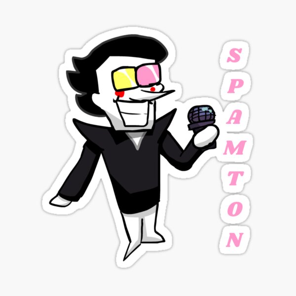 "Spamton" Sticker for Sale by Fntastic | Redbubble
