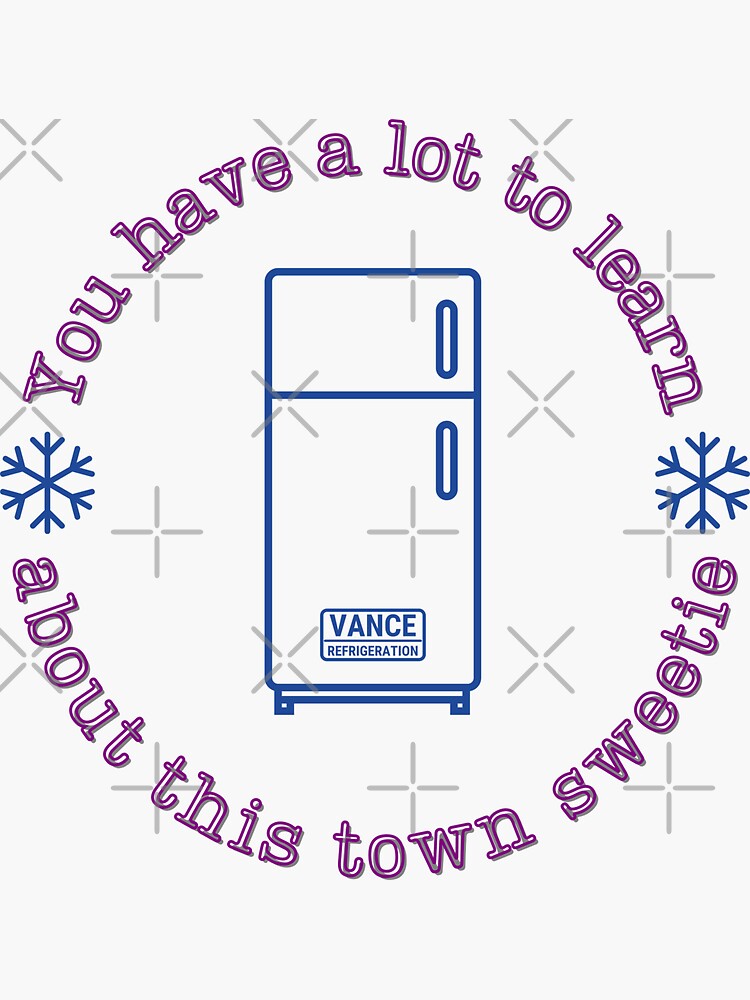 "The Office Phyllis Laplin Vance Refrigeration Karen Quote" Sticker for ...