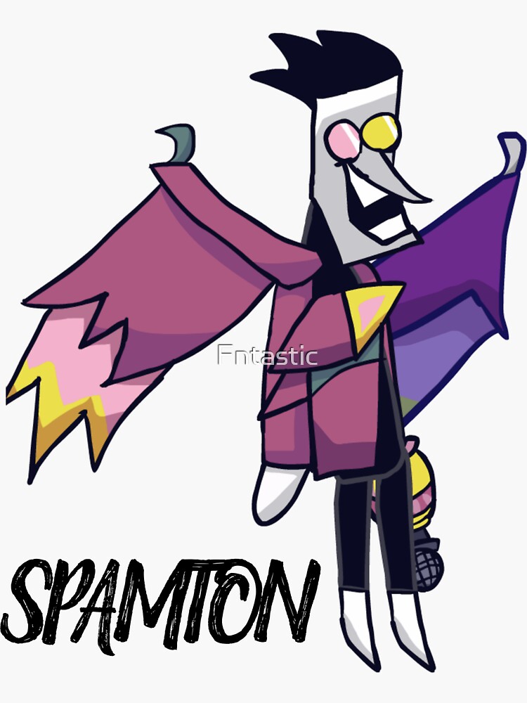 "Spamton" Sticker for Sale by Fntastic | Redbubble