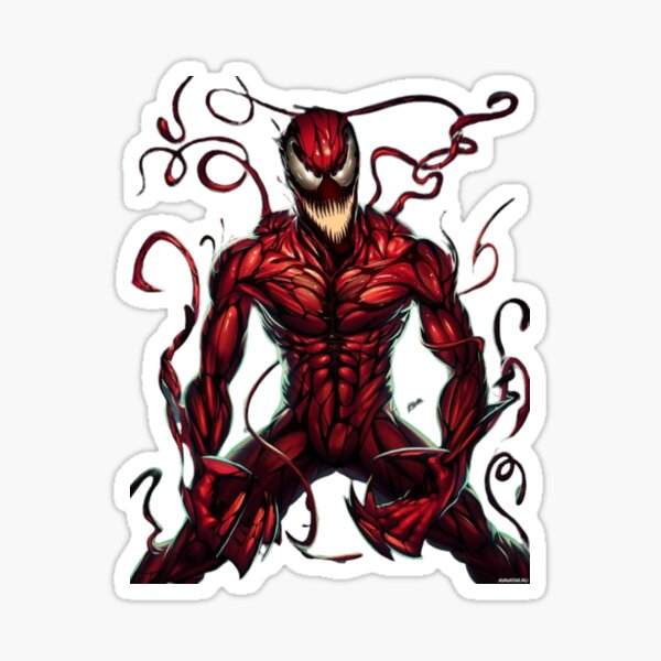 "Carnage" Sticker for Sale by Mr-Zont1k | Redbubble