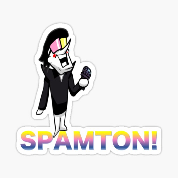 "Spamton -1" Sticker for Sale by sama-stylish | Redbubble