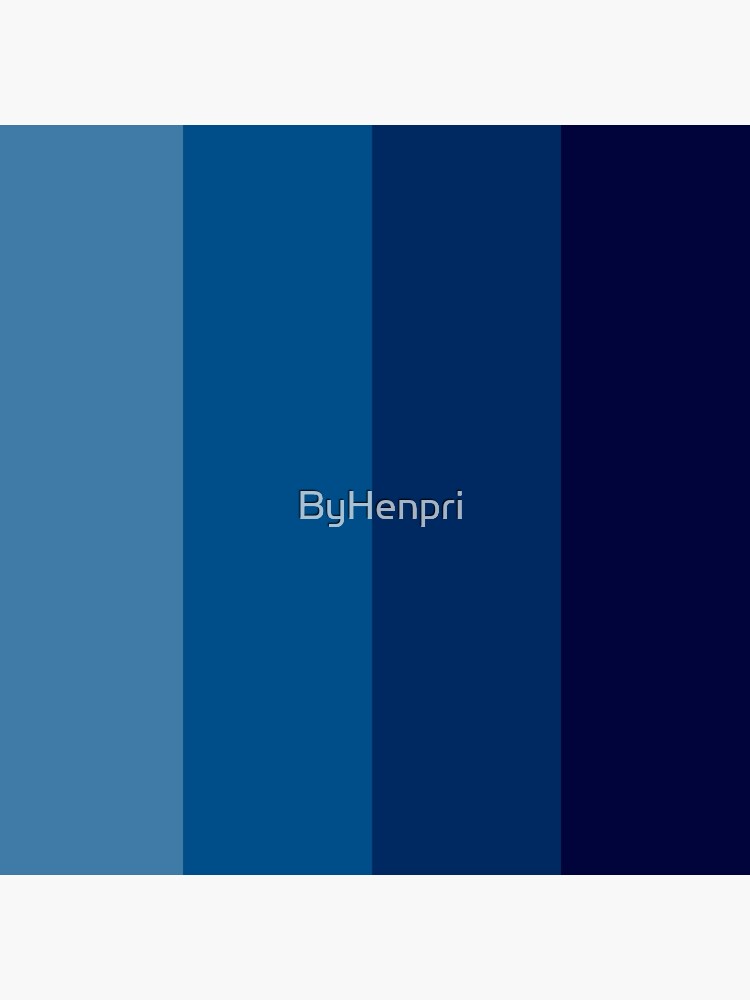 "Deep Ocean Blue Color Gradation" Poster for Sale by ByHenpri | Redbubble