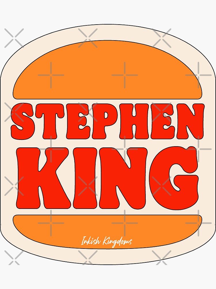 "Stephen King" Sticker for Sale by InkishKingdoms | Redbubble
