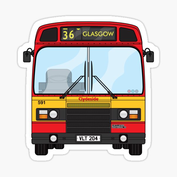 "Leyland National mk 2 Bus, Clydeside Glasgow 80s 90s retro Glasgow ...