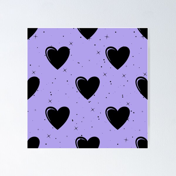 Corazones Morados Y Mariposas Flores Mariposas Y Corazones Vectores,