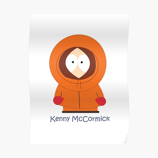 "Kenny McCormick - South Park" Poster for Sale by MOON--STONE | Redbubble