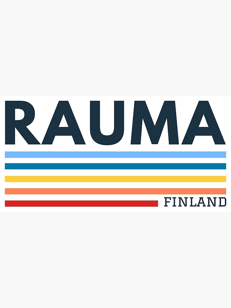 "Rauma Finland" Poster for Sale by europelines | Redbubble