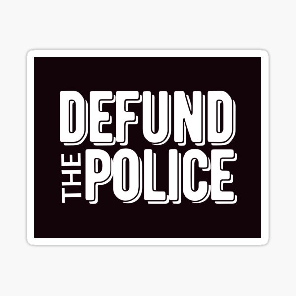 "Defund the Police Sticker | Bold Acab Sticker" Sticker by closemccurdy ...