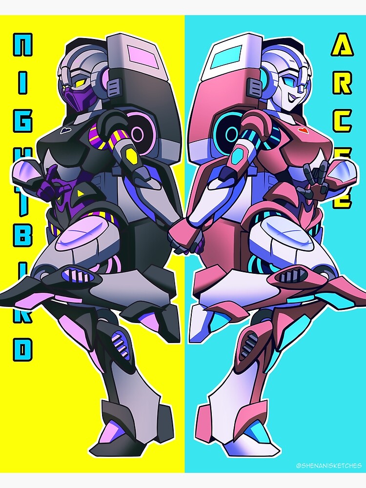 "Arcee and Nightbird " Poster for Sale by Shenani | Redbubble