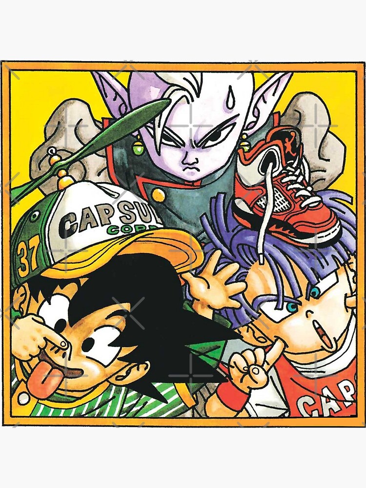 "Goten, Trunks & Supreme Kai - Dragon Ball" Sticker by Pyramid-Designs ...