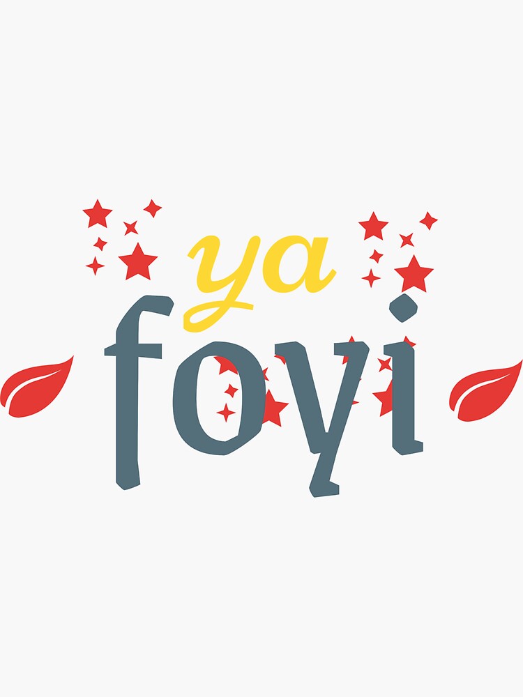 Pegatina «DISEÑO YA FOYI QUE SIGNIFICA QUE TODO VA BIEN EN NOUCHI» de ...