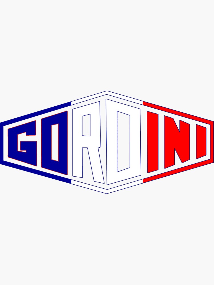 "Gordini emblem french pride" Sticker for Sale by VanusaMelo | Redbubble