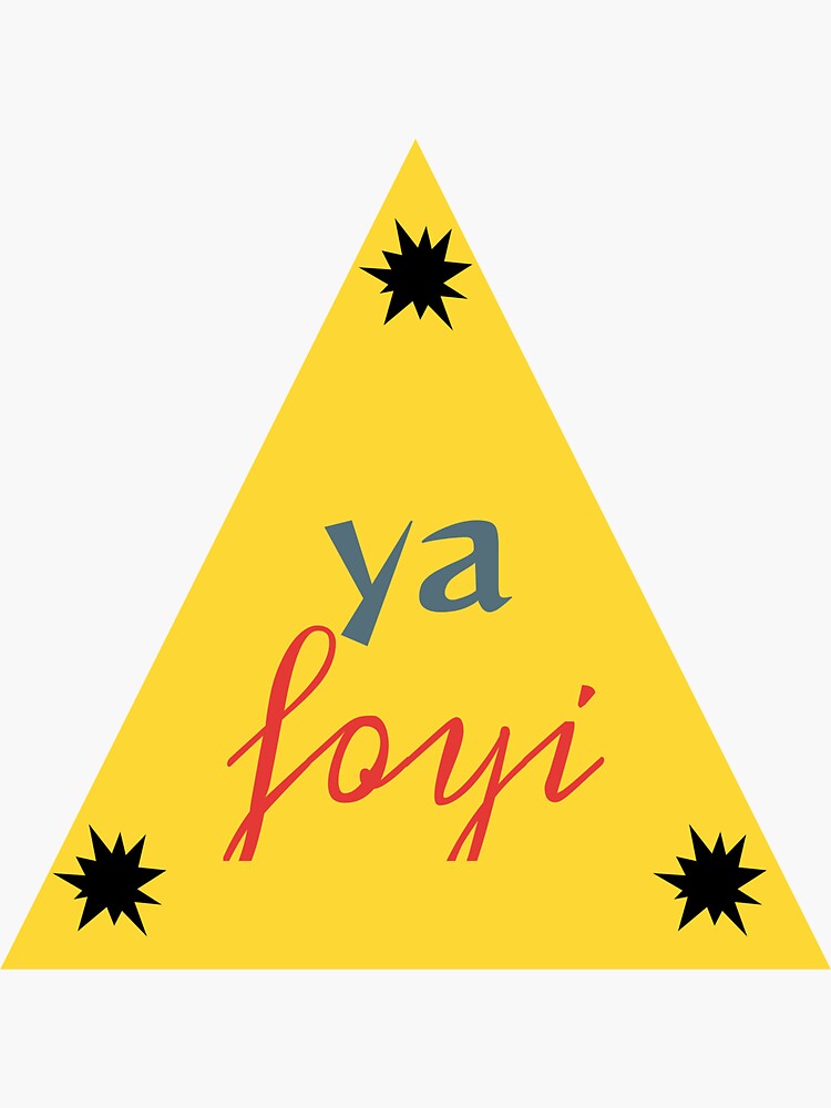 Pegatina «DISEÑO YA FOYI QUE SIGNIFICA QUE TODO VA BIEN EN NOUCHI» de ...