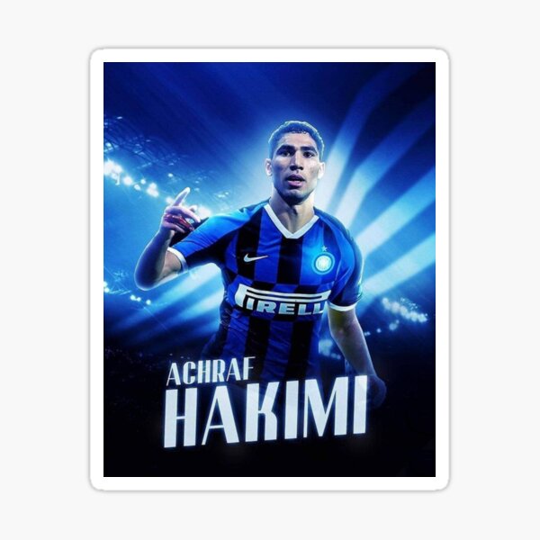 "Achraf Hakimi" Sticker for Sale by Lalunna66 | Redbubble