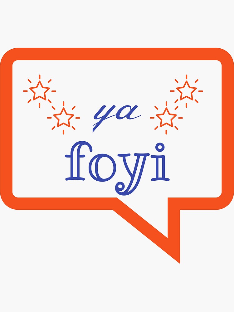 Pegatina «DISEÑO YA FOYI QUE SIGNIFICA QUE TODO VA BIEN EN NOUCHI» de ...