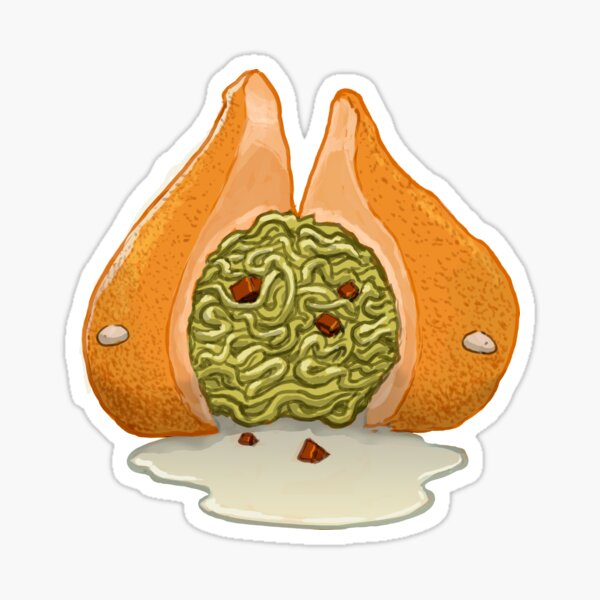 "Coxinha Noodles" Sticker for Sale by rsrz90 | Redbubble