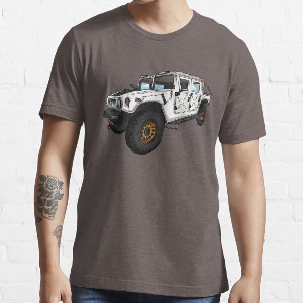 "Hummer H1 mit Method Wheels" T-Shirt von Statepallets | Redbubble