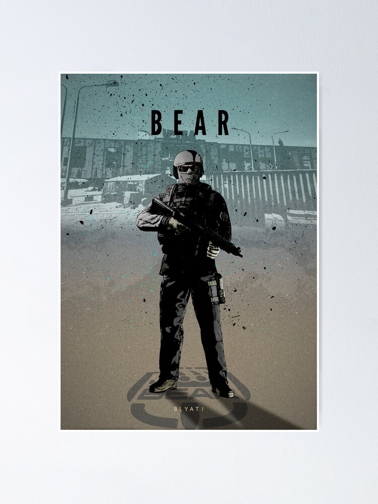 "Escape from Tarkov - BEARS" Poster for Sale by rykker | Redbubble