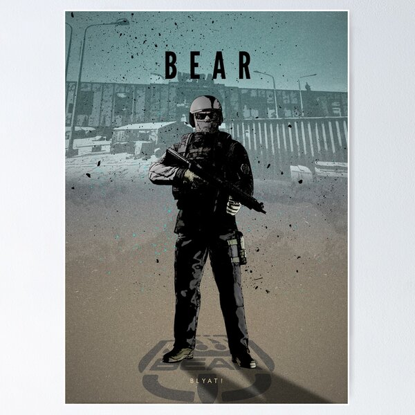 "Escape from Tarkov - BEARS" Poster for Sale by rykker | Redbubble