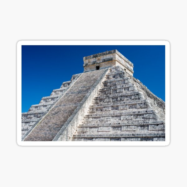 "El Castillo in Chichen Itza" Sticker for Sale by randylemoine | Redbubble