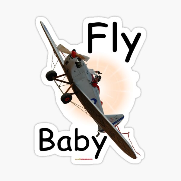 "Sun Design - Fly Baby VH-YFB" Sticker for Sale by muz2142 | Redbubble