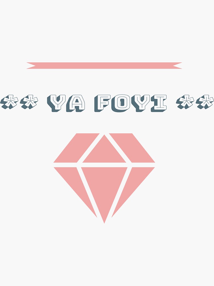 Pegatina «DISEÑO YA FOYI QUE SIGNIFICA QUE TODO VA BIEN EN NOUCHI» de ...