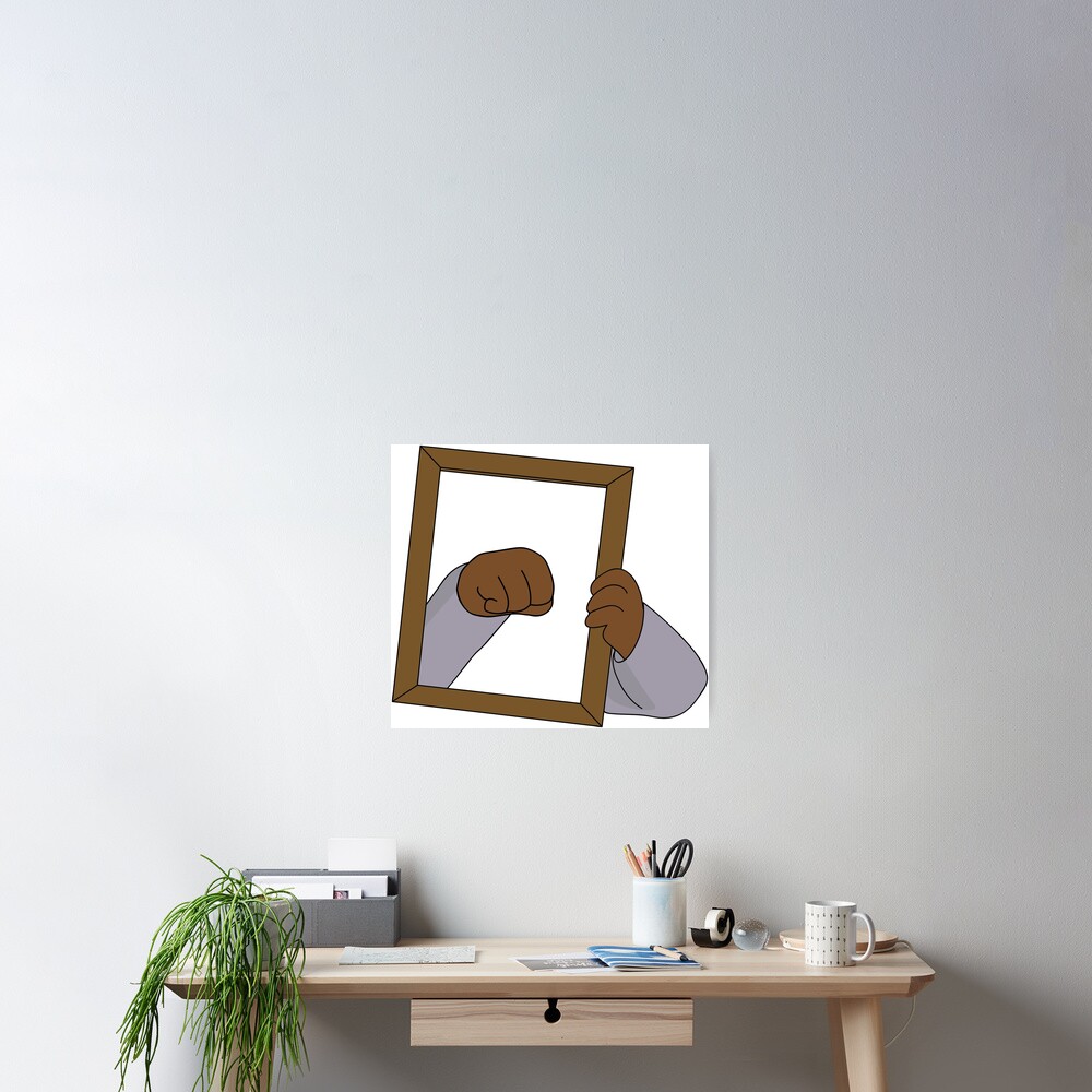"Dr Hibbert Mirror Frame Punch" Poster for Sale by edgy-tees | Redbubble