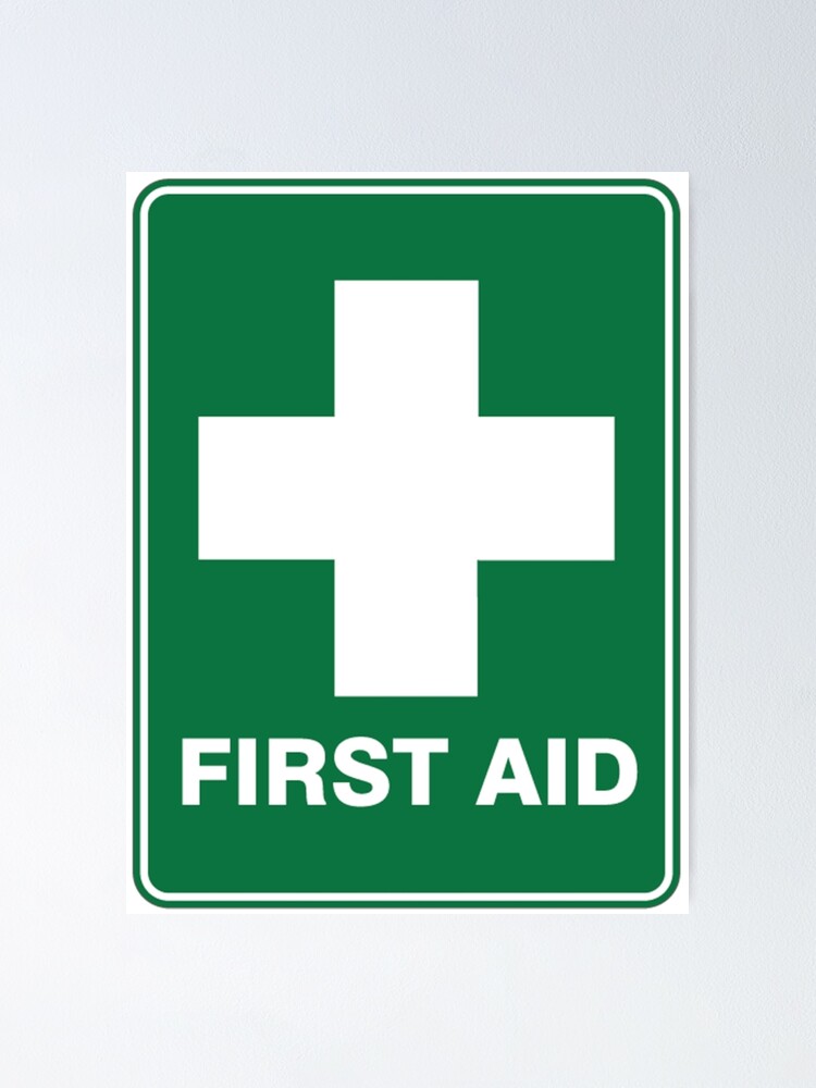 "First Aid - Logo" Poster for Sale by RENAGADE4LYF | Redbubble
