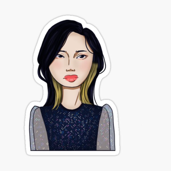 "Ryujin from Itzy - Dalla Dalla Era" Sticker for Sale by CharityJayde14 ...