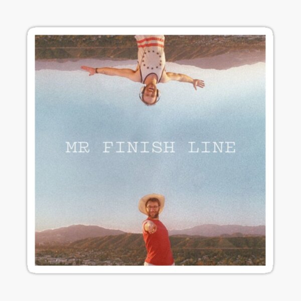 "Mr Finish Line " Sticker by BrickPicFrames | Redbubble