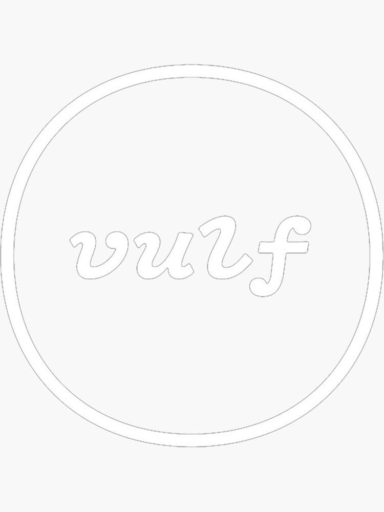 "VULF " Sticker for Sale by BrickPicFrames | Redbubble