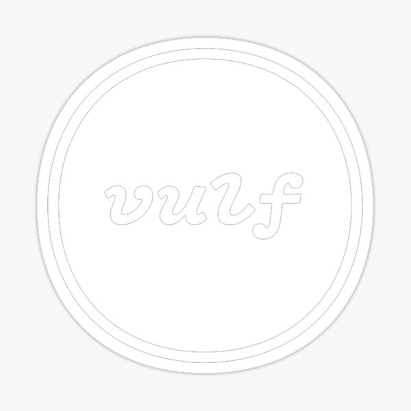 "VULF " Sticker for Sale by BrickPicFrames | Redbubble