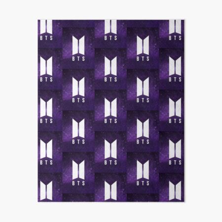 "BTS Logo" Art Board Print by MaDaDaMa13 | Redbubble