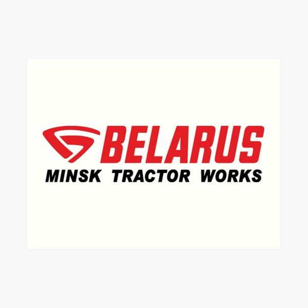 "TRACTOR - "BELARUS TRACTORS" LOGO" Art Print for Sale by ShirleyColon501 | Redbubble
