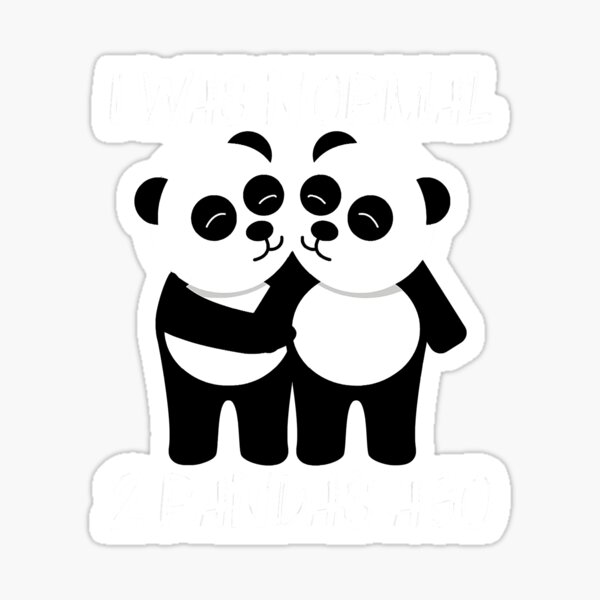 "Funny Panda Chinese Giant Pandas" Sticker for Sale by unassertive19 ...