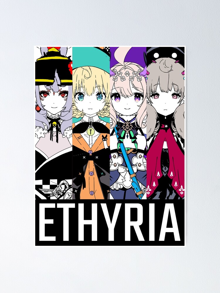 "Nijisanji EN Ethyria" Poster for Sale by UDTee | Redbubble