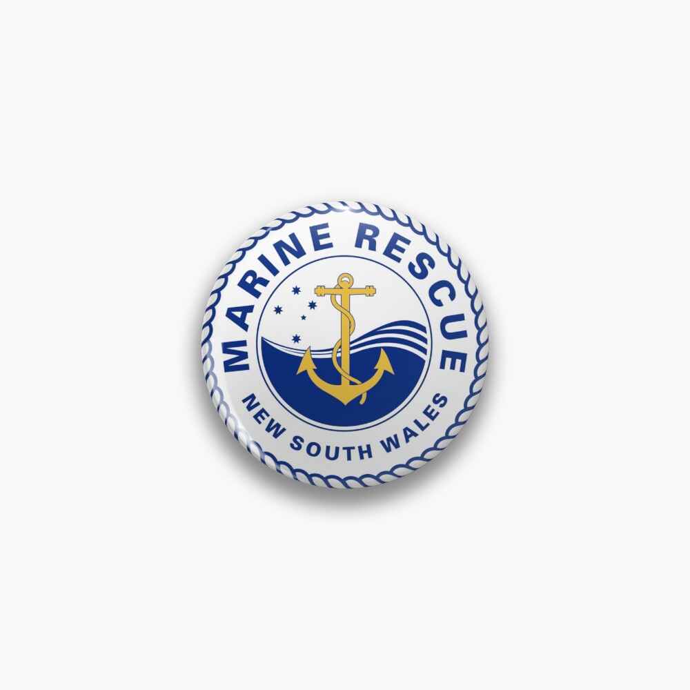 "NSW Marine Rescue- Logo" Pin for Sale by RENAGADE4LYF | Redbubble