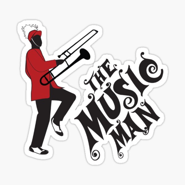 "The music man musical" Sticker for Sale by NormJewels | Redbubble