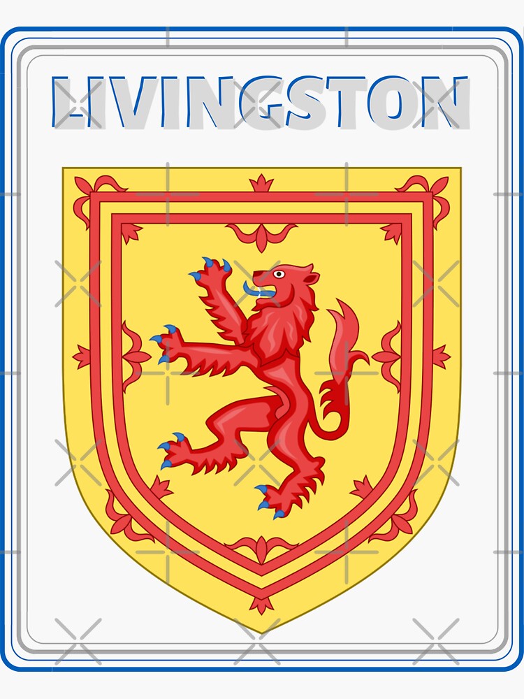 "Scottish City of Livingston" Sticker for Sale by FedSherDesign | Redbubble