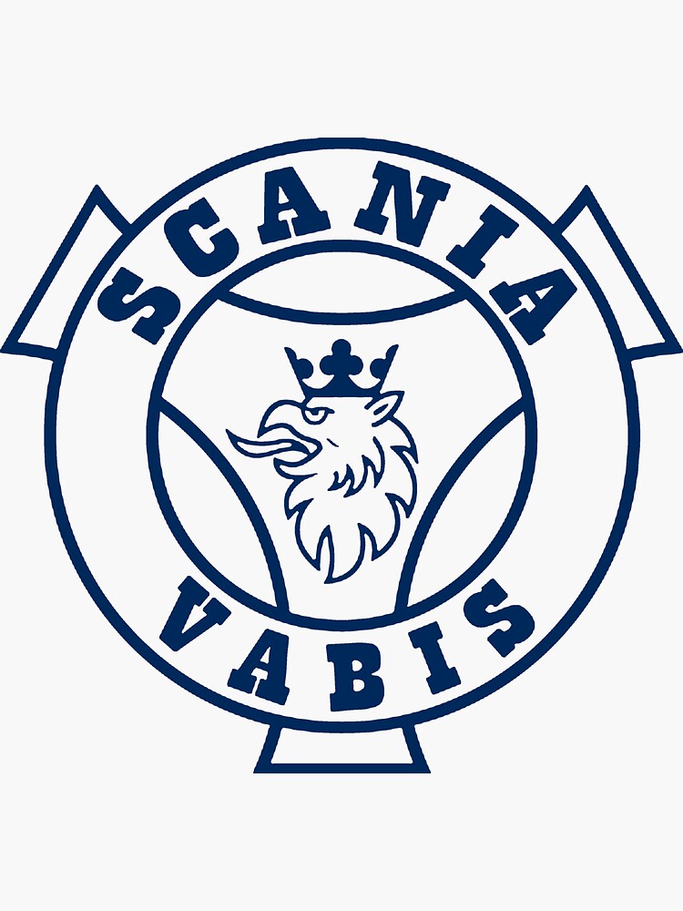 "TRUCK - "SCANIA VABIS" - LOGO" Sticker for Sale by RayBeasley501 ...