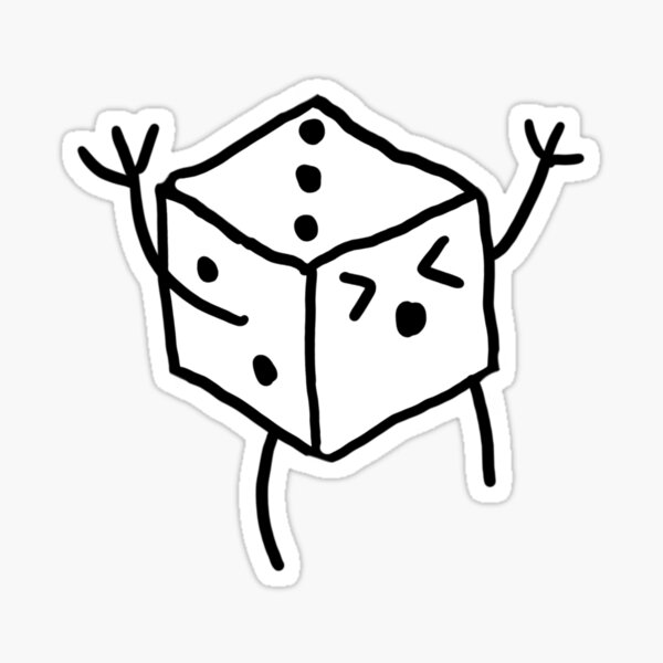 "Scared to die" Sticker by Villi-variance | Redbubble