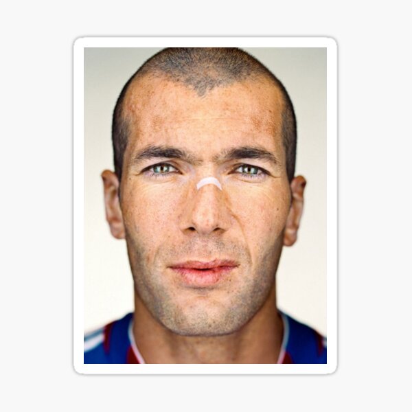 "Zinedine Zidane" Sticker for Sale by parsshop | Redbubble