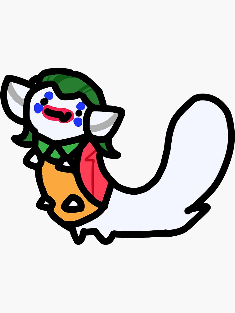 "Joker Skrunkly" Sticker for Sale by Rattikinn | Redbubble