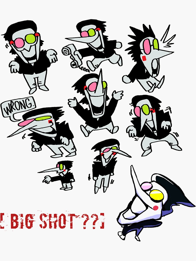 "Spamton g spamton shot big" Sticker for Sale by mrzoubiri | Redbubble