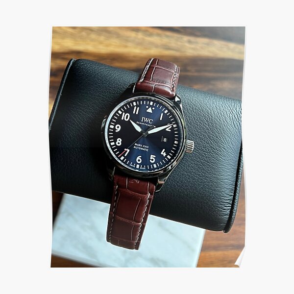 "IWC Mark XVIII Laureus Ceramic zoomed out" Poster for Sale by ...