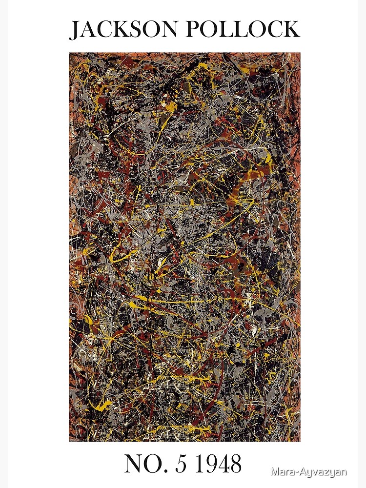 "Jackson Pollock - No. 5 1948" Poster by Mara-Ayvazyan | Redbubble