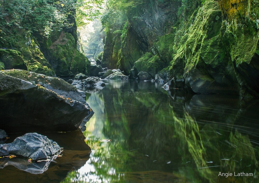 "Wales - The Fairy Glen , Betws-y-Coed" by Angie Latham | Redbubble