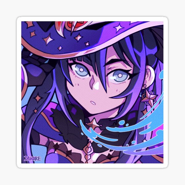 "Mona モナ" Sticker for Sale by damare | Redbubble