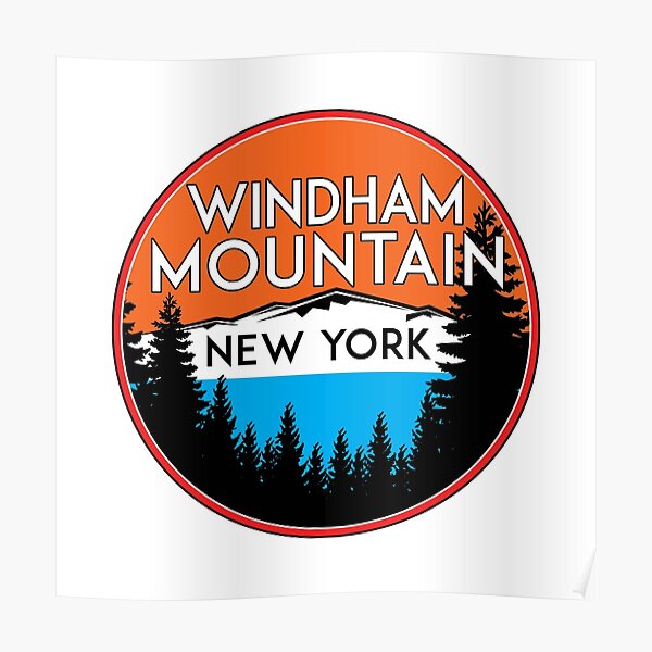 "SKIING WINDHAM MOUNTAIN NEW YORK SKI SNOWBOARD SKIER 2" Poster for ...