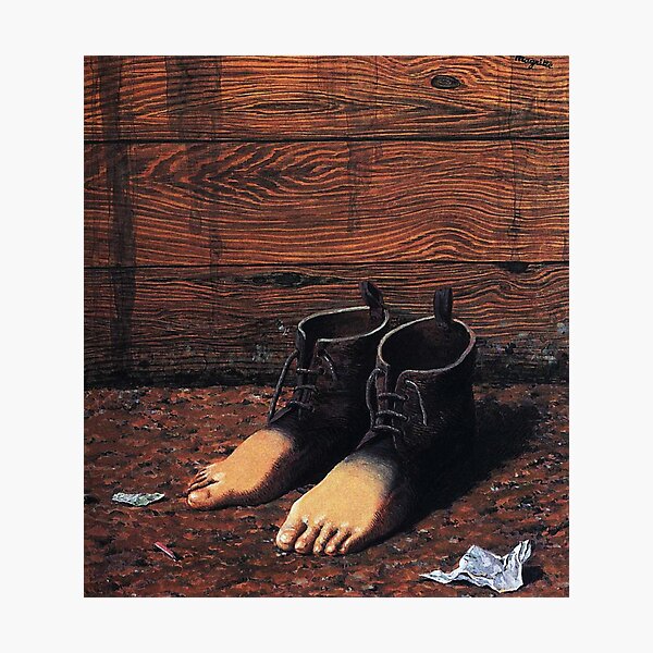 Lámina fotográfica «El modelo rojo-Rene Magritte» de superbarts | Redbubble